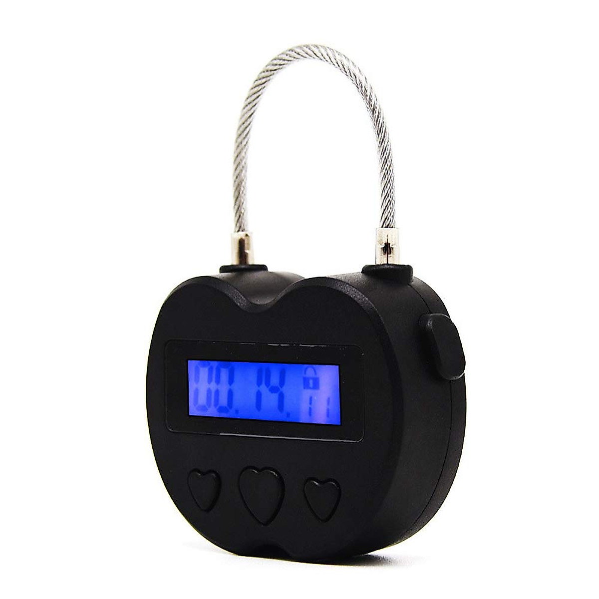 Security Padlock Electronic Timer Lock Behavioral Habit Aid Multi-Purpose Game Lock,Lock Up Addictive Objects Such As Cigarettes, Drugs, Cell Phones or Snacks. Suitable for Kitchens, Gyms, Schools