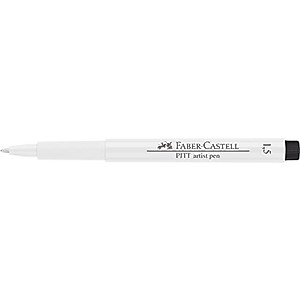 Faber Castell Water Based Marker Pit Artist Pen 101 White 1.5 167893