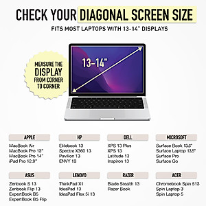 Vandel - The Original Puffy Laptop Sleeve 13-14 Inch Laptop Sleeve. White Laptop Sleeve for Women. Carrying Case Laptop Cover MacBook Pro 14 Inch Sleeve, Macbook Air Sleeve 13 Inch, iPad Pro 12.9