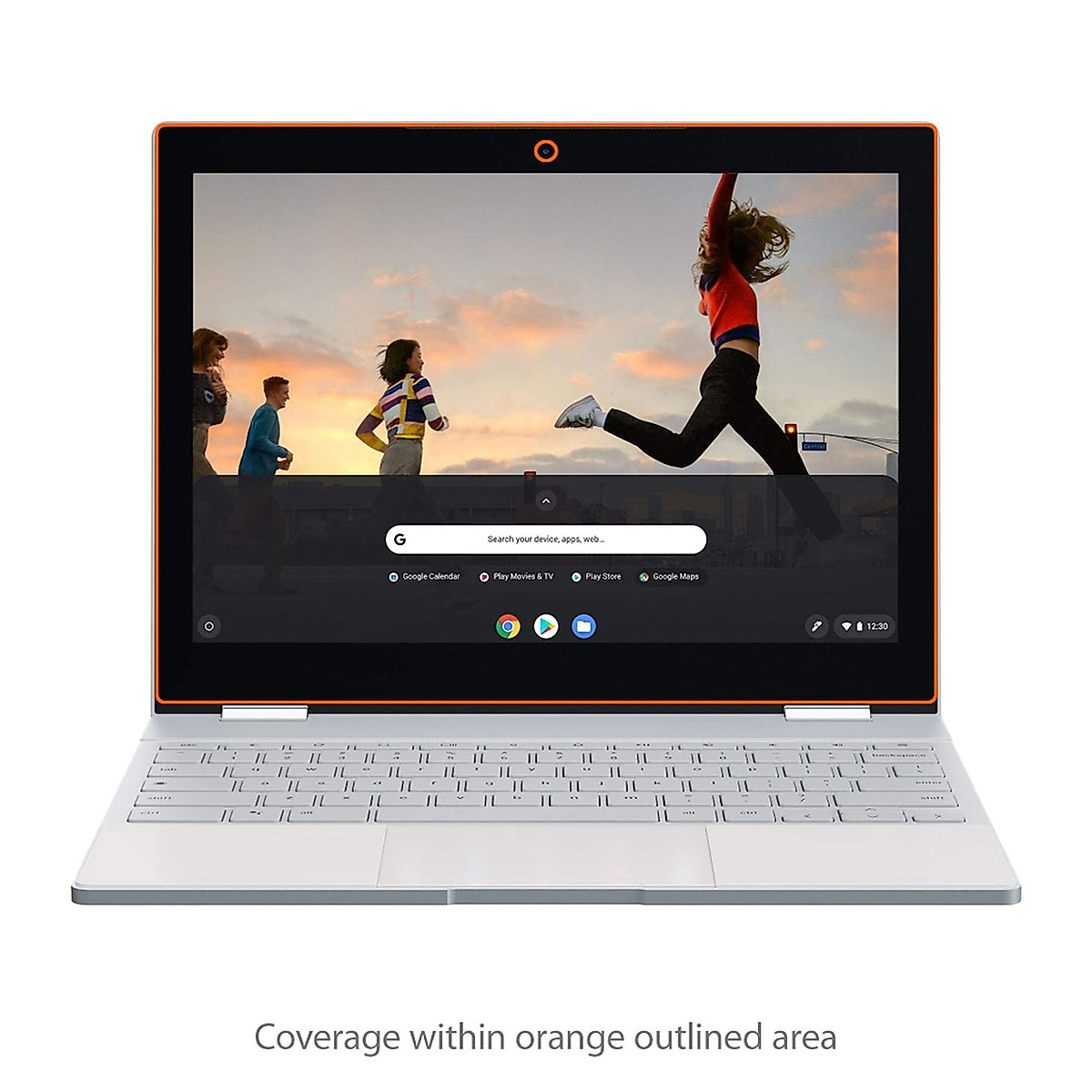 BoxWave Screen Protector Compatible with Google Pixelbook - ClearTouch Anti-Glare (2-Pack), Anti-Fingerprint Matte Film Skin for Google Pixelbook