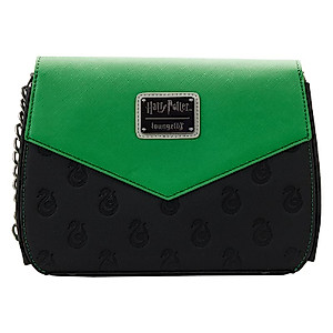 Loungefly Harry Potter Slytherin Chain Strap Crossbody Bag