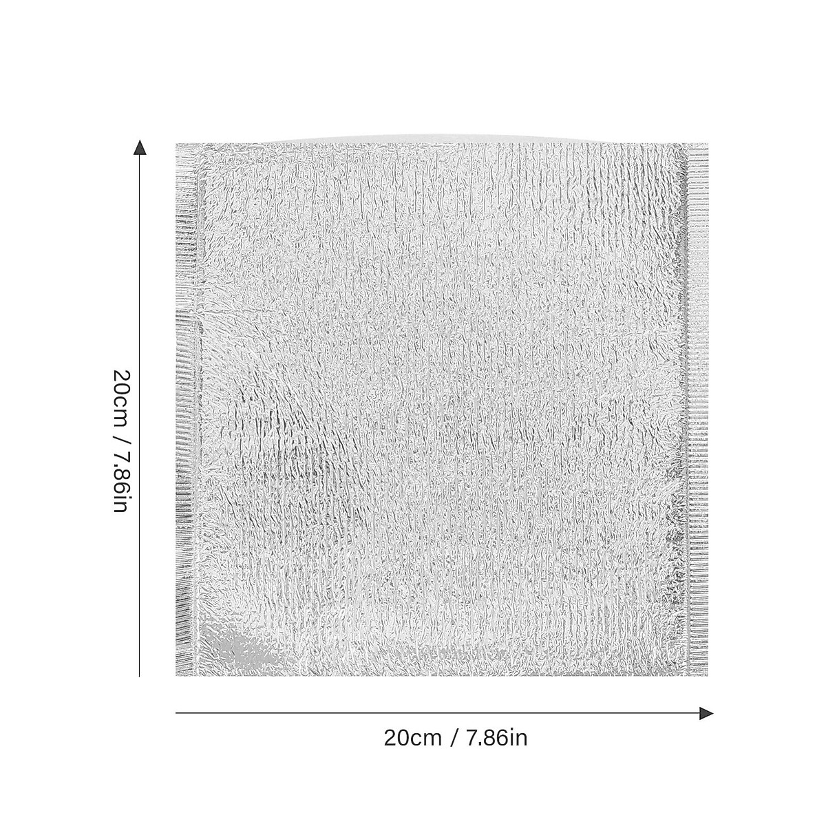 BESTonZON 50Pcs Reusable Insulation Bags Thermal Box Liners Metalized Box Liners Lunch Food Box Shopping Bag Insulation Lining Insulation Package 20cm