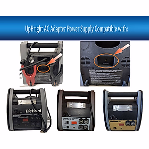 UpBright 17V AC/DC Adapter Compatible with DieHard 1150 950 Portable Power Jump Starter Platinum 28.71988 2871988 200.71987 20071987 Die Hard RK-1701000 RK1701000 93026737 15V 17VDC 1A Battery Charger