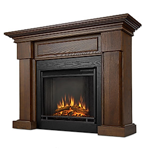 Real Flame White Hillcrest Electric Fireplace, Medium