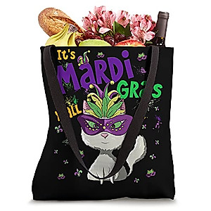 It's Mardi Gras Y'All Cat Lover Carnival Party Mardi Gras Tote Bag