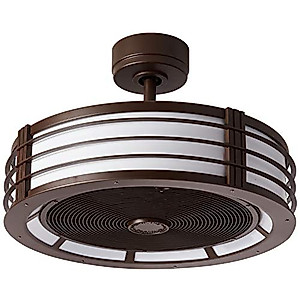 Fanimation FP7964BOB Beckwith Ceiling Fan with Light Kit, 23 inch, Oil Rubbed Bronze