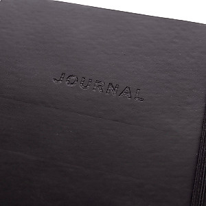 Graphique Apollo Vegan Leather Journal | Hardcover Notebook | 192 Lined Pages | Inner Pocket, Pen Loop, Elastic Closure | Work, Diary, Notes | 8” x 10”