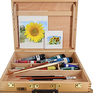 Art Advantage Wood Art Box 16.5x3.25x13.5 Large