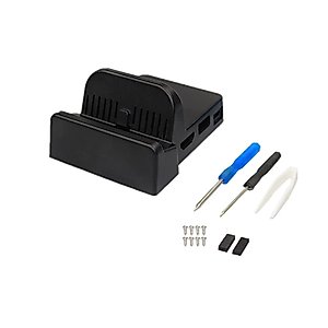 Onyehn Portable Heat Dissipation Base Replacement Shell,DIY Charging Dock Cooling Stand for Nintendo Switch(Only The case,Dock & Circuit Board Chip NOT Included)