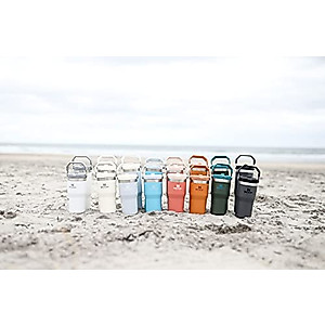 Stanley IceFlow Stainless Steel Tumbler with Straw - Vacuum Insulated Water Bottle for Home, Office or Car - Reusable Cup with Straw Leakproof Flip - Cold for 12 Hours or Iced for 2 Days (Ochre)