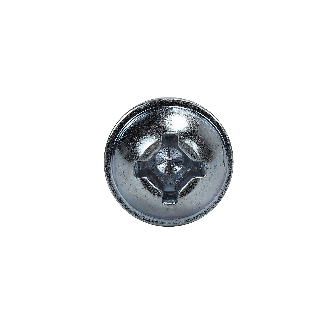 Rok Hardware #8 x 5/8" Coarse Thread Square Phillips Round Washer Head Type 17 Zinc Plated Wood Screws Zinc MDF (100)