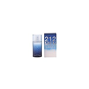 Carolina Herrera 212 Summer Eau de Toilette Spray for Men, 3.4 Ounce