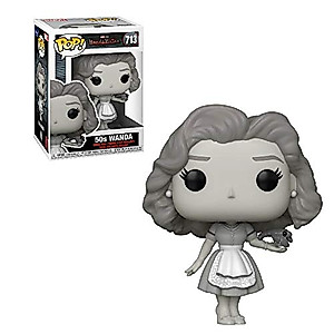 Wanda 50s B&W Pop #713 Pop TV: Wanda Vision Vinyl Figure (Bundled with EcoTek Protector to Protect Display Box)