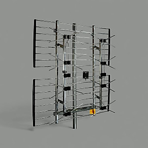 Channel Master EXTREMEtenna - Multi-Directional Outdoor HDTV Digital Antenna, 80+ Mile Range, 8-Bay Bowtie, 180° Wide-Angle Reception, Industry-Leading Reception Power, UHF/VHF Support for Free OTA TV