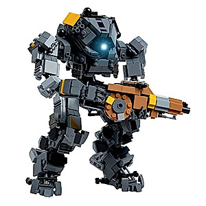 HzrYod Ion-Class Titan Action Figure Building Model Kit, Creative Anime Game Mecha Robot Action Figures Mechina Armor Building Block Toy, Collectible Christmas Birthdays Gift for Kids Adult (888Pcs)