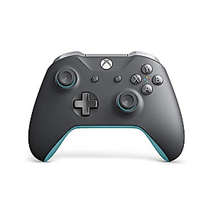 Xbox Wireless Controller Grey & Blue - Wireless - Bluetooth - Xbox One - PC - Grey and Blue
