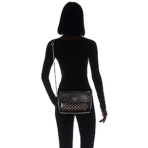 Guess AQUA CROSSBODY FLAP Women's Bag, Black