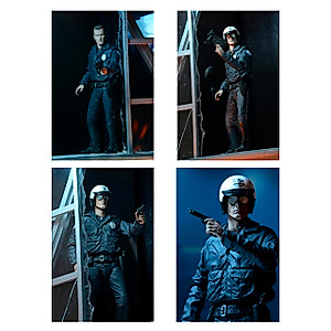 NECA Collectible Ultimate T-1000 Motorcycle Cop Terminator 7" Scale Action Figure