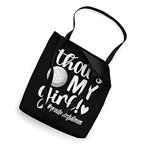 That's My Girl | Proud Volleyball Mom Volleyball Mother Tote Bag