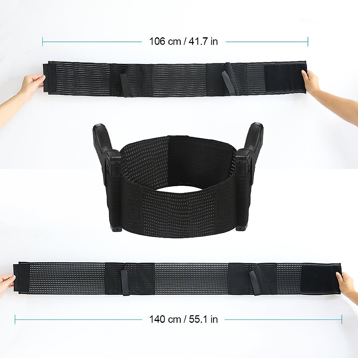 Accmor Belly Band Holster for Concealed Carry, Elastic Breathable Waistband Gun Holsters for Women Men, Comfortable Concealed Carry Belly Band Fits up to 55" Belly, Right and Left Hand Draw