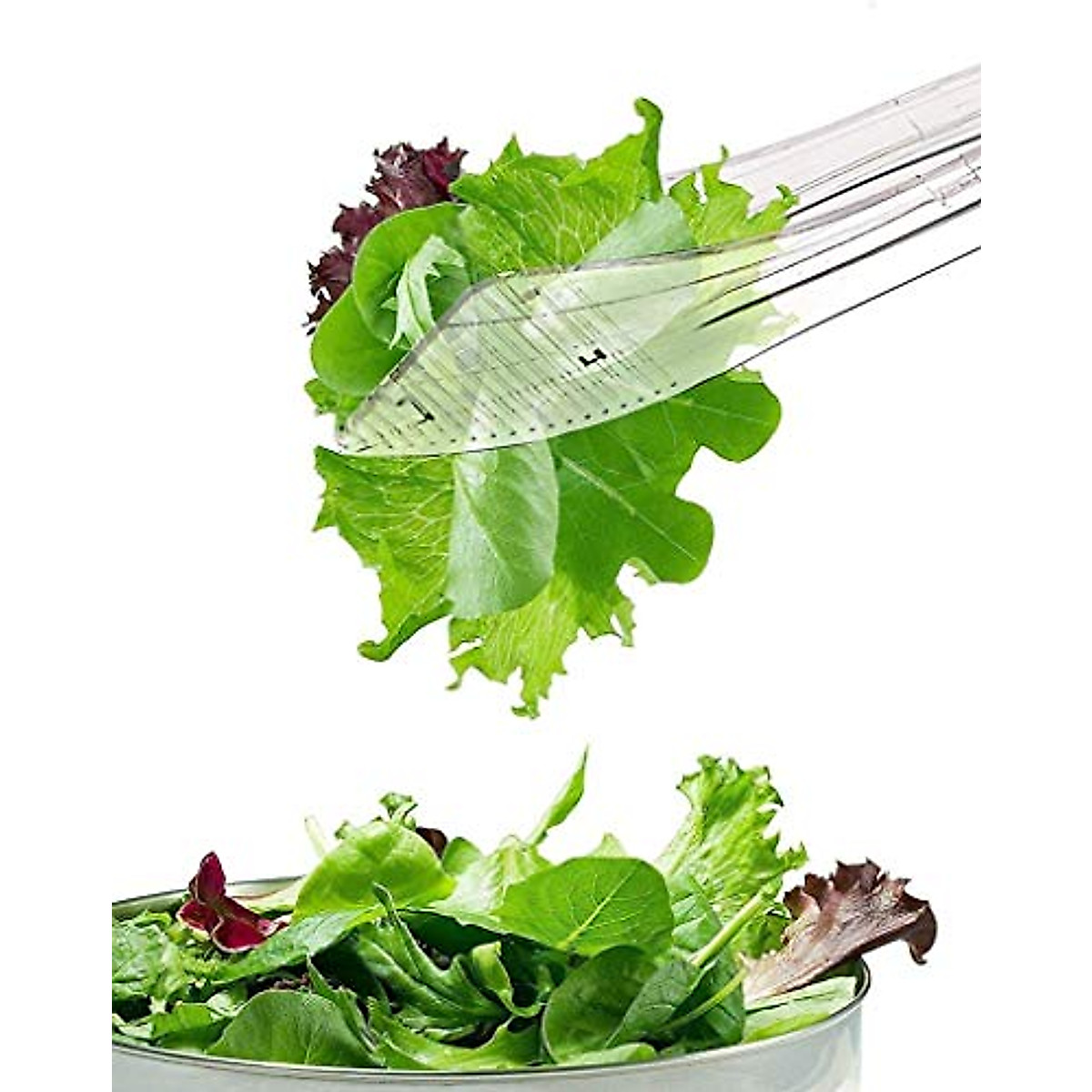 Plastic Serving Tongs | Clear | 2 Pcs.