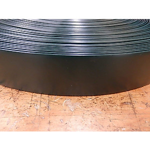 2" x 20' ft Vinyl Strap for Patio Chairs Repair Kit Outdoor Patio Lawn Furniture Repair Strap Strapping Matte Finish (Black) + 20 Free Rivets!