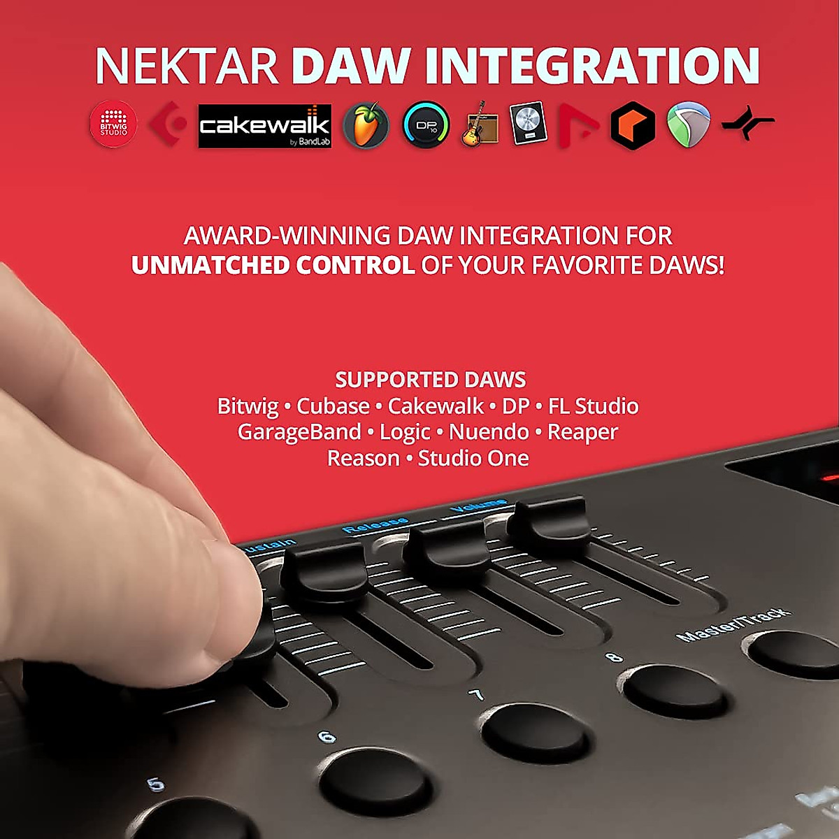 Nektar Impact LX 61+ 61-Key USB MIDI Keyboard Controller