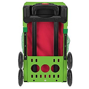 ZUCA Sport Watermelon Dew Insert with Green Frame with Flashing Wheels