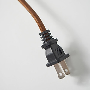 Brightech Eden Tripod Floor Lamp, Dimmable Standing Lamp with Solid Wood Legs for Bedroom Reading, Tall Tree Lamp for Offices, Modern LED Lamp for Living Rooms, Great Living Room Decor - Havana Brown