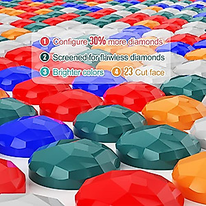 songwoo 4 Pack Diamond Painting Kits for Adults Kids Beginners - Upgraded Cuttable Full Drill Round Gem 5D DIY Diamond Art Kits Gifts for Home Wall Decor - Cartoon