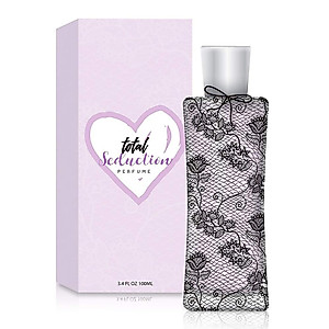 Total Seduction-Eau De Parfum Spray Perfume, Fragrance For Women- Daywear, Casual Daily Cologne Set with Deluxe Suede Pouch- 3.4 Oz Bottle- Ideal EDP Beauty Gift for Birthday, Anniversary