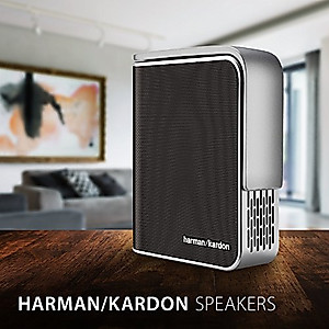 ViewSonic M1 Portable LED Projector with Auto Keystone, Dual Harman Kardon Speakers, HDMI, USB C, Stream Netflix with Dongle