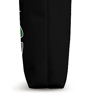 LOVE Gnomes Irish Lucky Shamrock Leopard St Patrick's Day Tote Bag