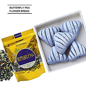 T'SMOMENT Butterfly Pea Flower Tea, Pure Natural Butterfly Pea Tea, Premium Dried Butterfly Pea Flower for Blue & Purple Tea Drinks and Food Coloring, 50g(1.76 Oz.)