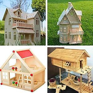 BetterUS 10Pcs Wooden Plate Model Thin Wood Sheets for DIY House Ship Aircraft Boat 200x100mm