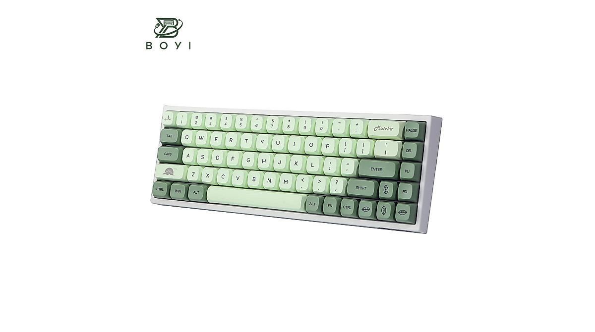 BOYI WK68 Mechanical Keyboard - Hot Swappable RGB & Wireless