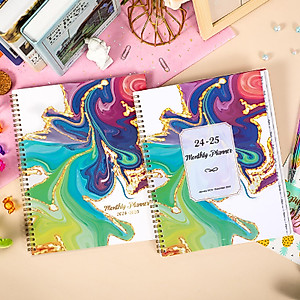 2023-2025 Monthly Planner/Calendar - 2 Year Monthly Planner 2023-2025, July 2023 - June 2025, 9" x 11" Planner with Monthly Tabs, Twin-Wire Binding, Two-Side Pocket, Perfect Daily Organizer