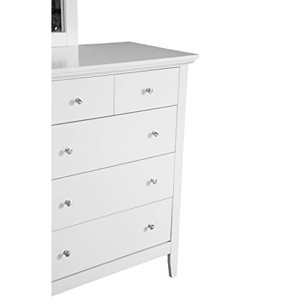 Glory Furniture Hammond 8 Drawer Dresser in White