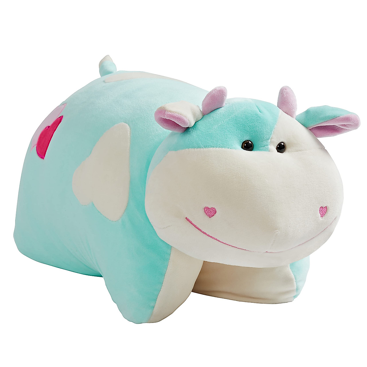 Pillow Pets Carly Cow Puff Plush Stuffed Animal Toy