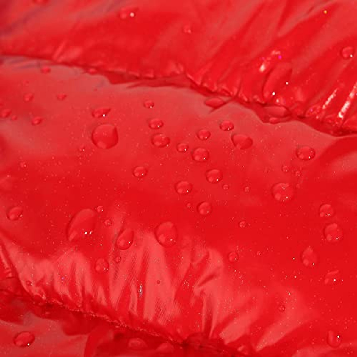 Didog Winter Puppy Dog Coat,Reflective Waterproof Windproof Dogs Cold Weather Jacket with Dual D Leash Ring, Warm Zip Up Pet Coats Clothes for Small Dogs & Cats Outdoor Walking, Red, Chest: 14”