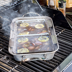 Char-Broil 5325959R06 Grill Plus Pan, Silver