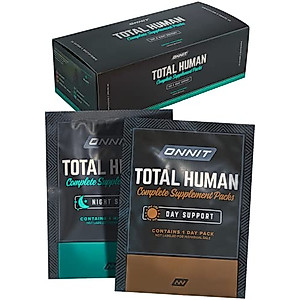 ONNIT Total Human Day and Night Vitamin Packs for Men and Women, 30-Day Supply - Adult Multivitamin