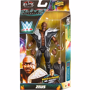 WWE MATTEL Elite Action Figure SummerSlam Zeus with Accessory and Mr. Perfect Build-A-Figure Parts