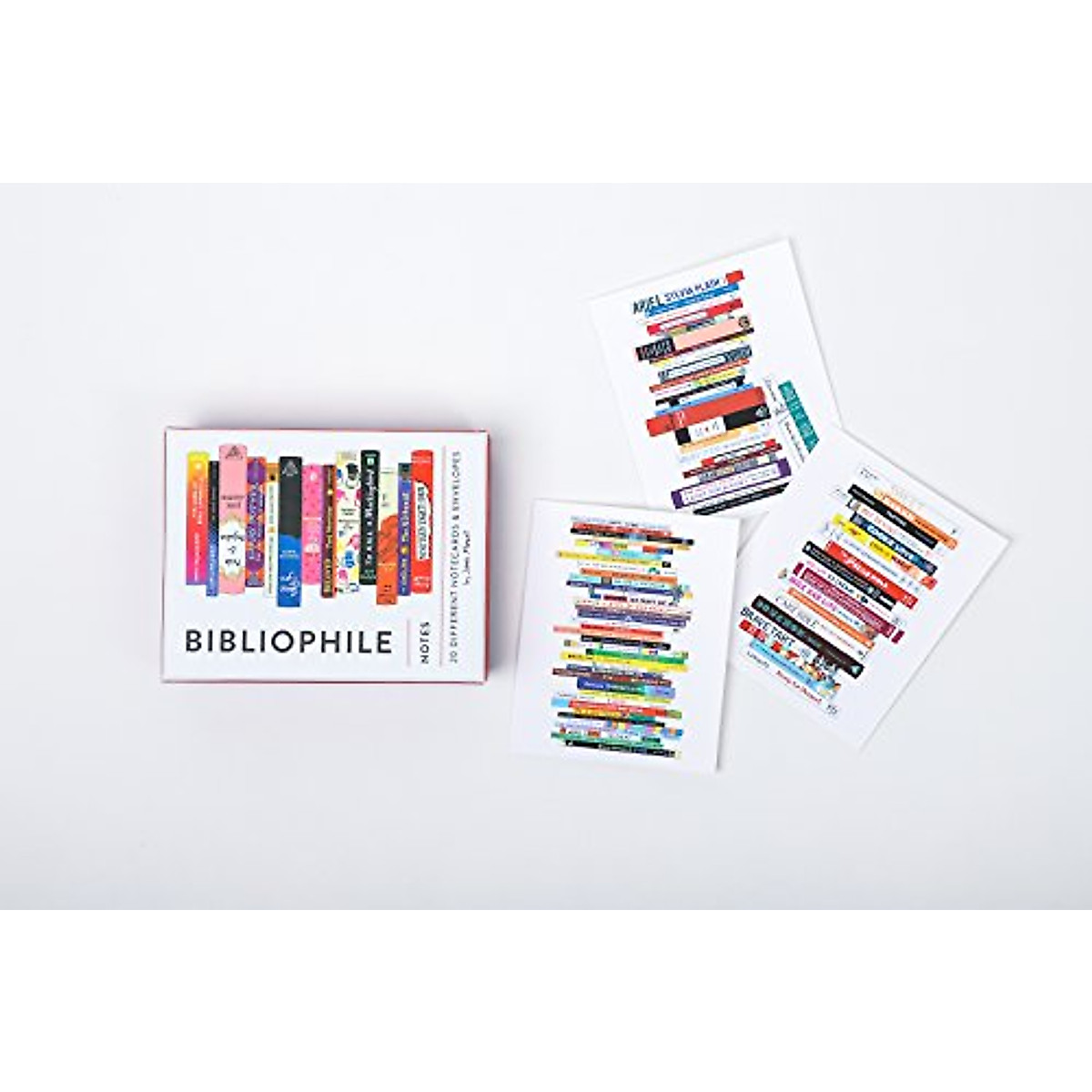 Bibliophile Notes: 20 Different Notecards & Envelopes (Bookish Gifts, Literary Stationery by Jane Mount)