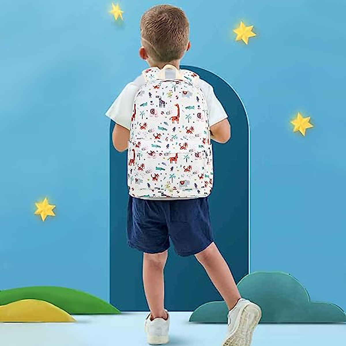 CAMTOP Kids Backpack Preschool Kindergarten Bookbag Toddler School Bag for Boys and Girls