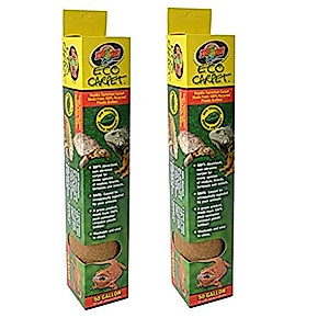 Zoo Med Eco Carpet Reptile Carpet - Tan 50 Gallon (15" x 48") - Pack of 2