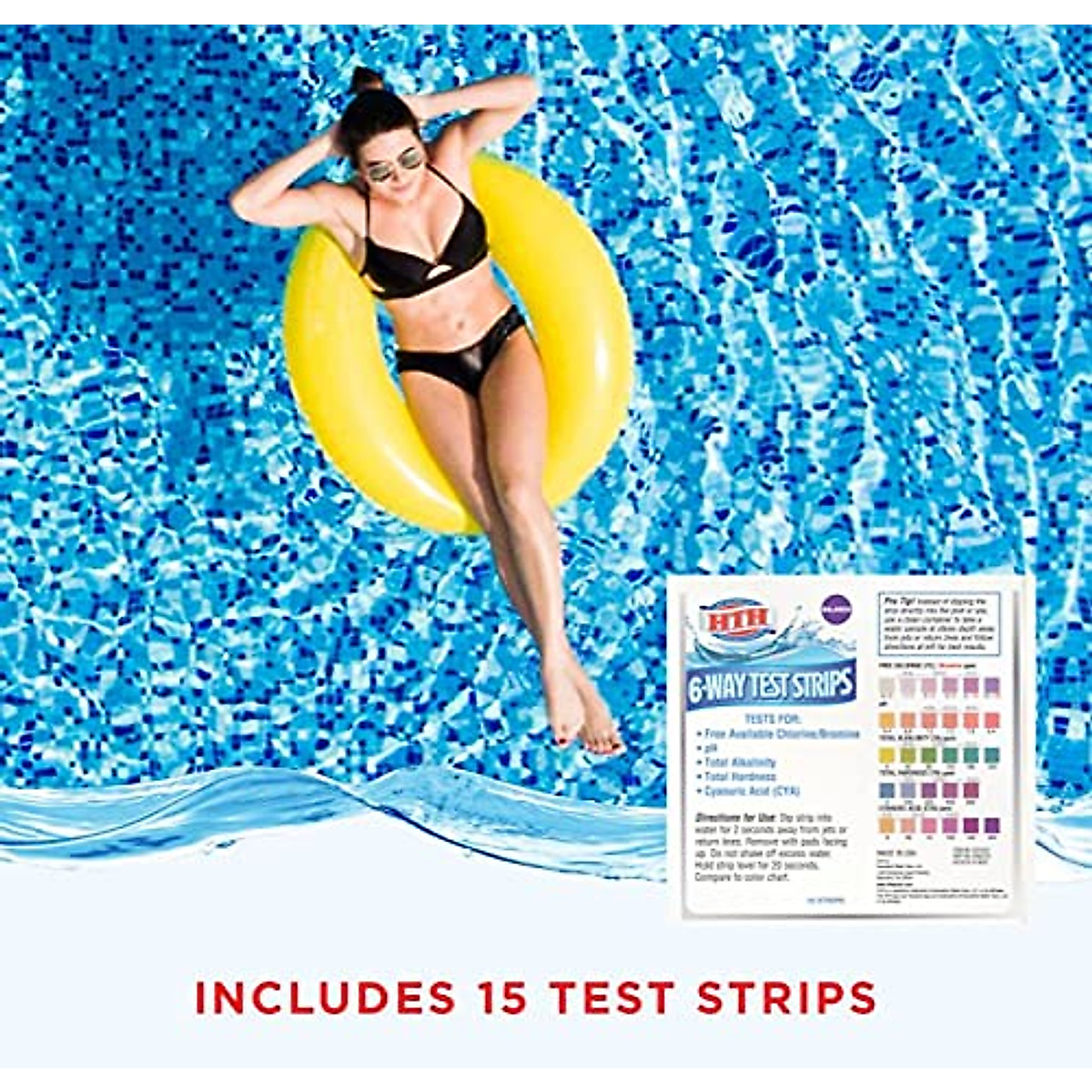 HTH 52123 Super Shock Treatment Swimming Pool Chlorine Cleaner, 1 lb (Pack of 15)