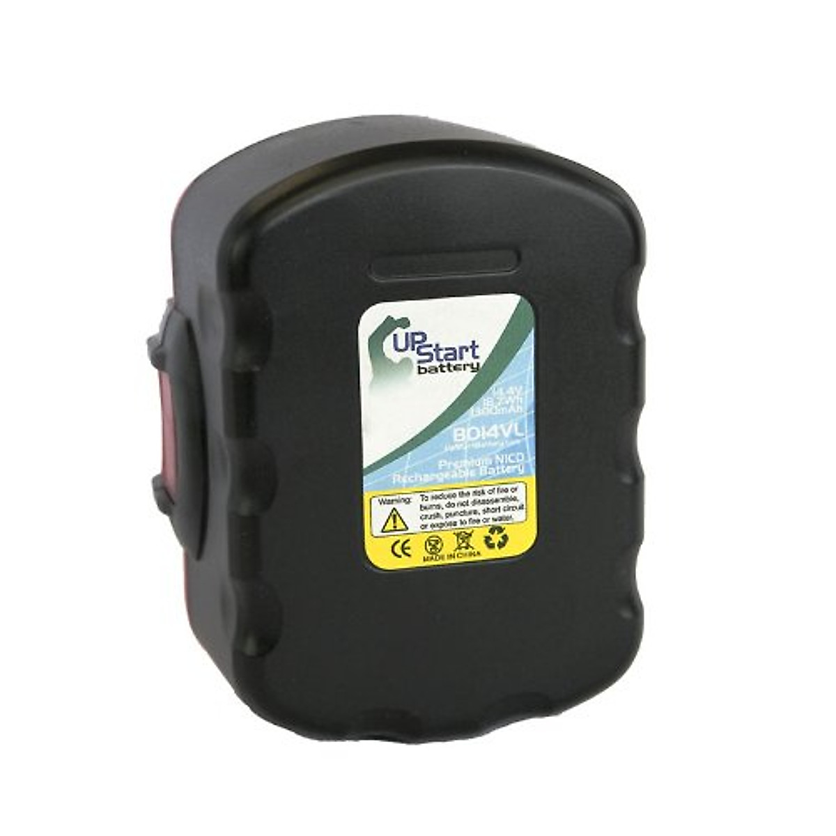 Upstart Battery 2-Pack Bosch 14.4V Battery Replacement - Compatible with Bosch 32614, BAT040, 33614, BAT140, PSR 14.4VE-2, GSR 14.4 V, GDS 14.4 V, GDR 14.4 V, ART 26, AHS 41, 53514, 52314, 13614, BAT038, 3660K, 35614, 34614, 15614, BAT159, BAT041 (1300mAh