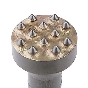 Vearter SDS MAX Shank 12 Teeth Tungsten Carbide Tipped Masonry Chisel, 8'' Rotary Hammer Concrete Granite Bushing Bit for Concrete Roughness Coating Remove