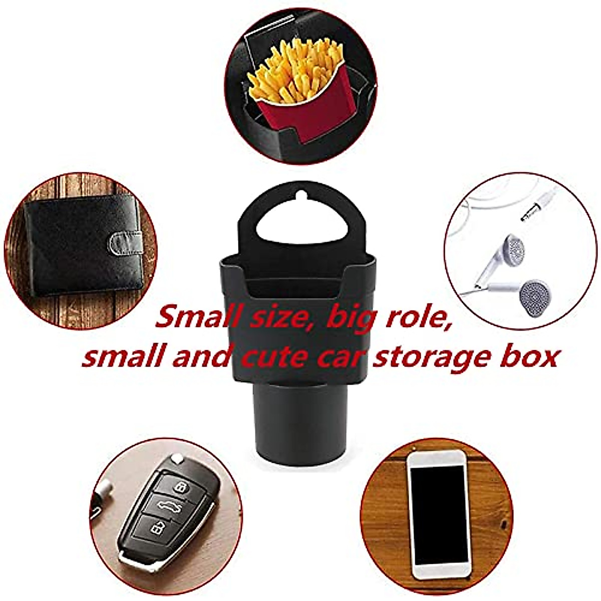 APCHY Car Air Vent Clip Sauce Holder, French Fry Cup Holder for Car, Mini Dipping Cups, Car Accessories, Sauce Containers for Ketchup Dipping